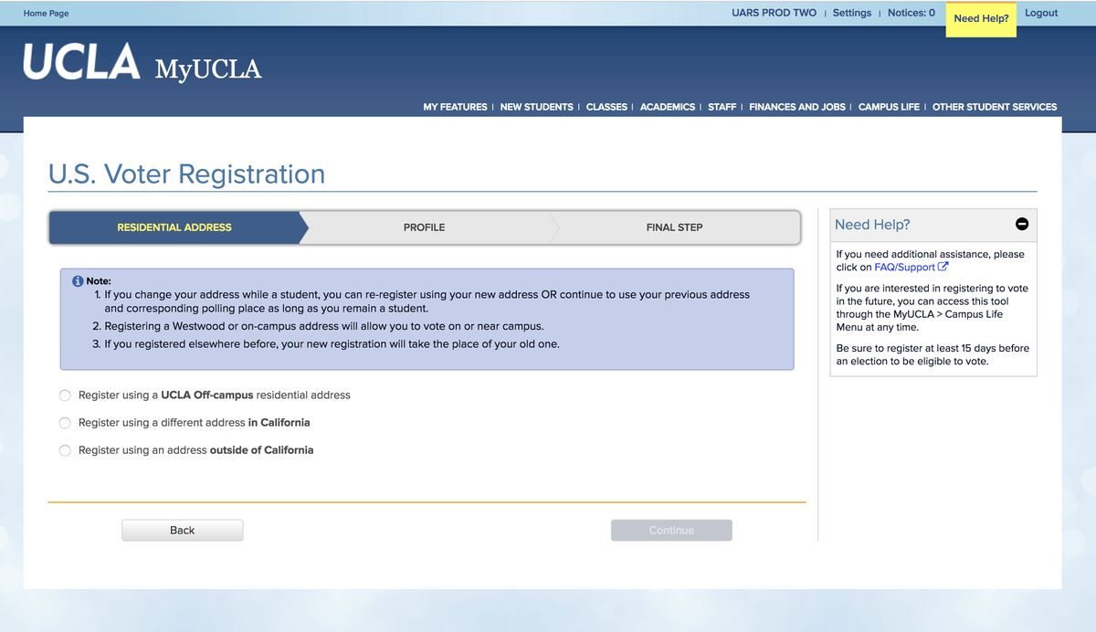 Online tool will make it easier for UCLA students to register to vote | UCLA