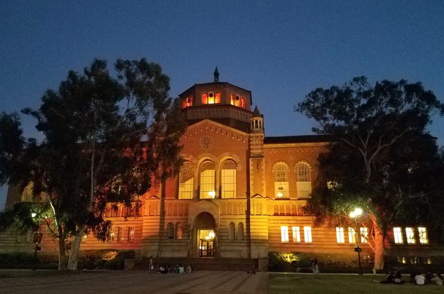 UCLA buildings go gold in honor of J. Gold | UCLA
