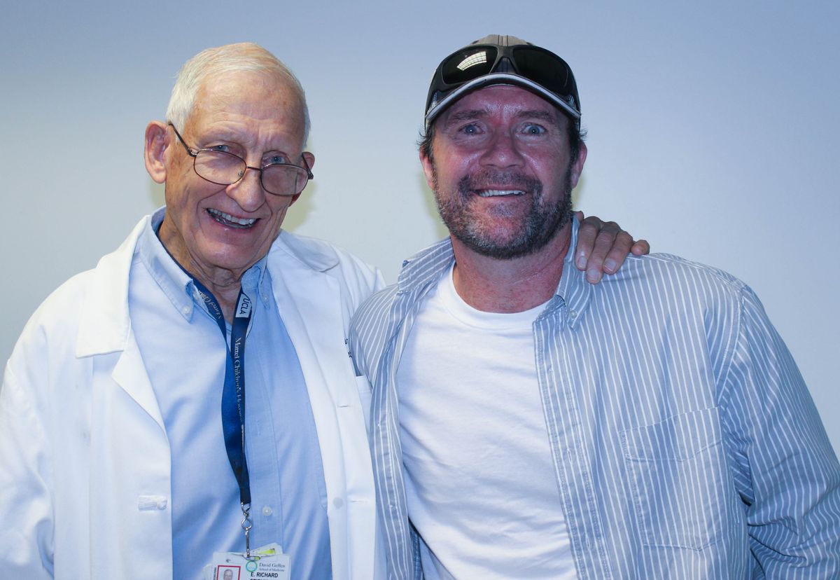 Photo | Dr. Richard Stiehm and Maurice Elias | UCLA