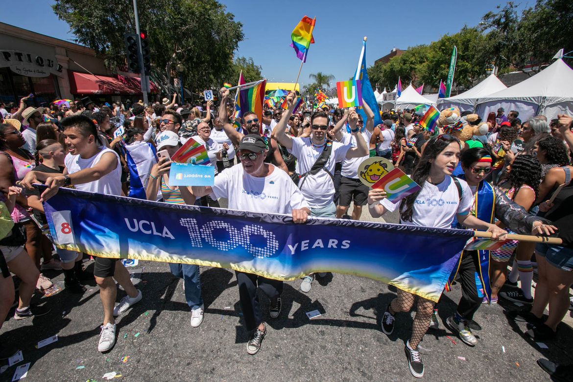 UCLA 100 celebrated in LA Pride parade | UCLA