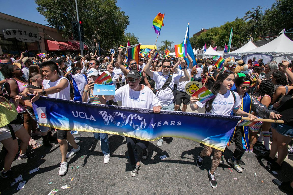 UCLA 100 celebrated in LA Pride parade | UCLA