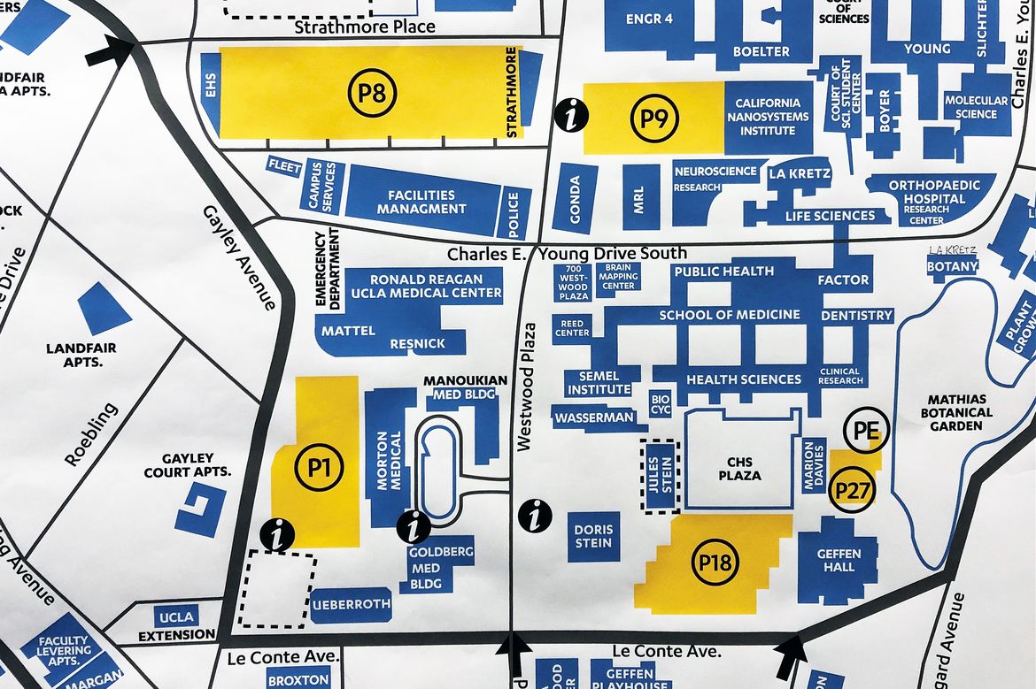 Photo UCLA Parking Map UCLA Photo UCLA Parking Map UCLA