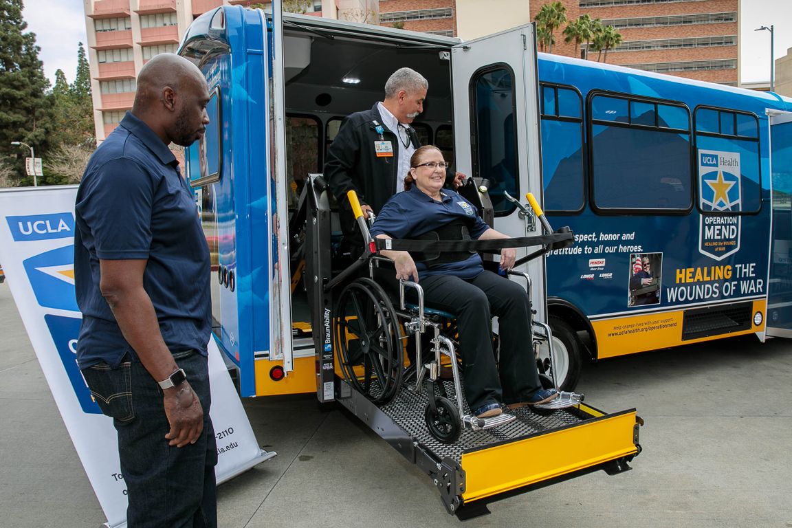 Operation Mend receives customized shuttle bus to help veterans | UCLA