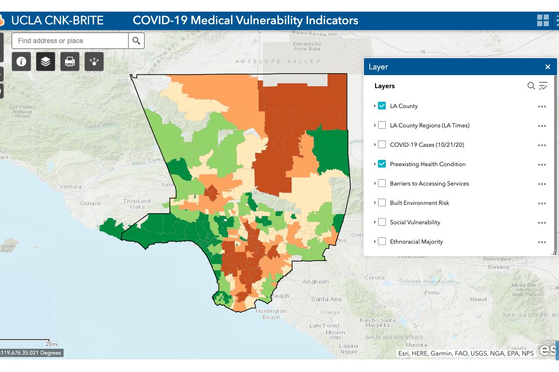 UCLA model ID’s areas that should have priority for vaccine, other ...