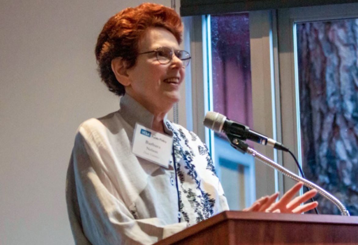 Former dean of public affairs honored during women’s conference in ...