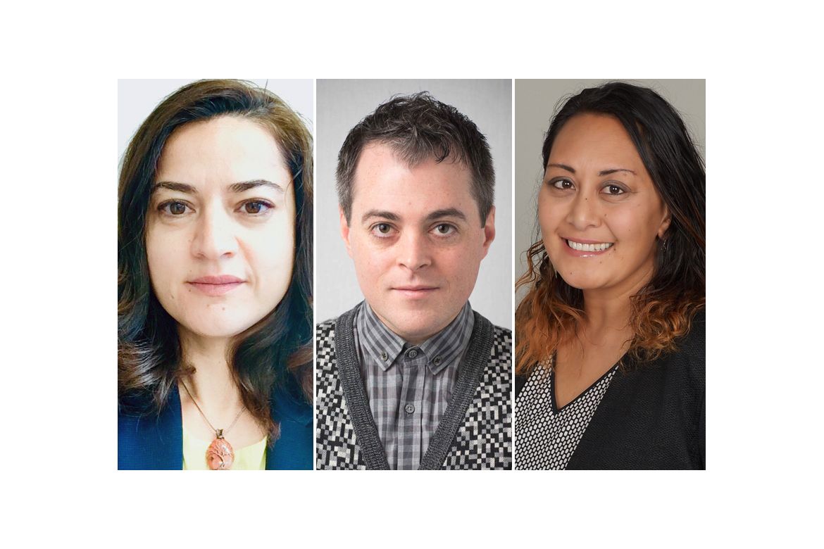 Photo | UCLA faculty Leyla Karimli, Daniel Snelson and Juliann Anesi | UCLA