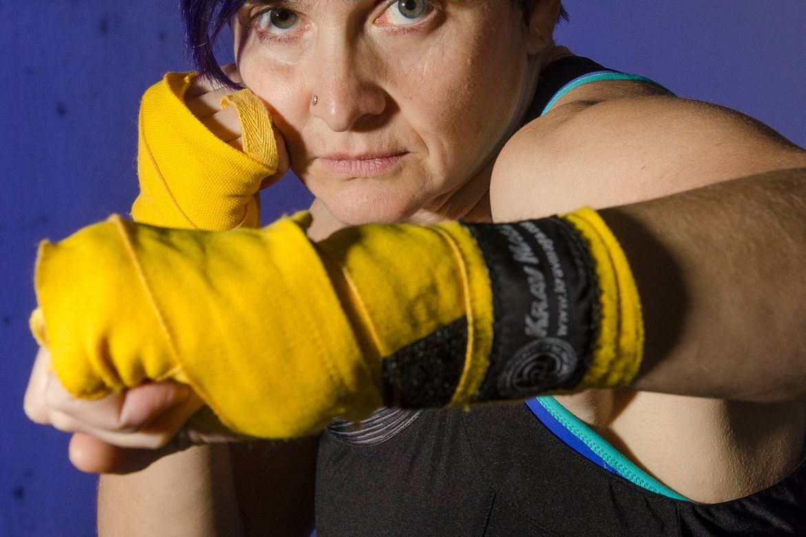 Photo | Janet O’Shea boxing | UCLA