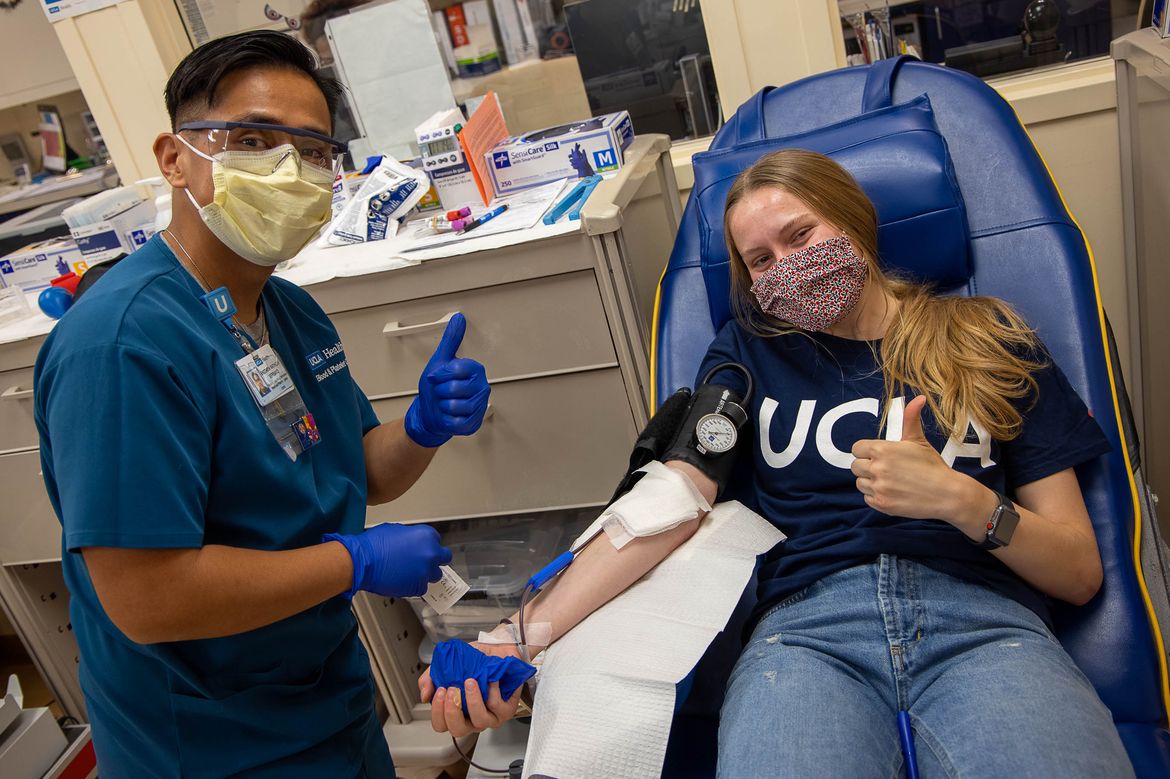 Photo | Volunteer Day 2020 blood drive | UCLA