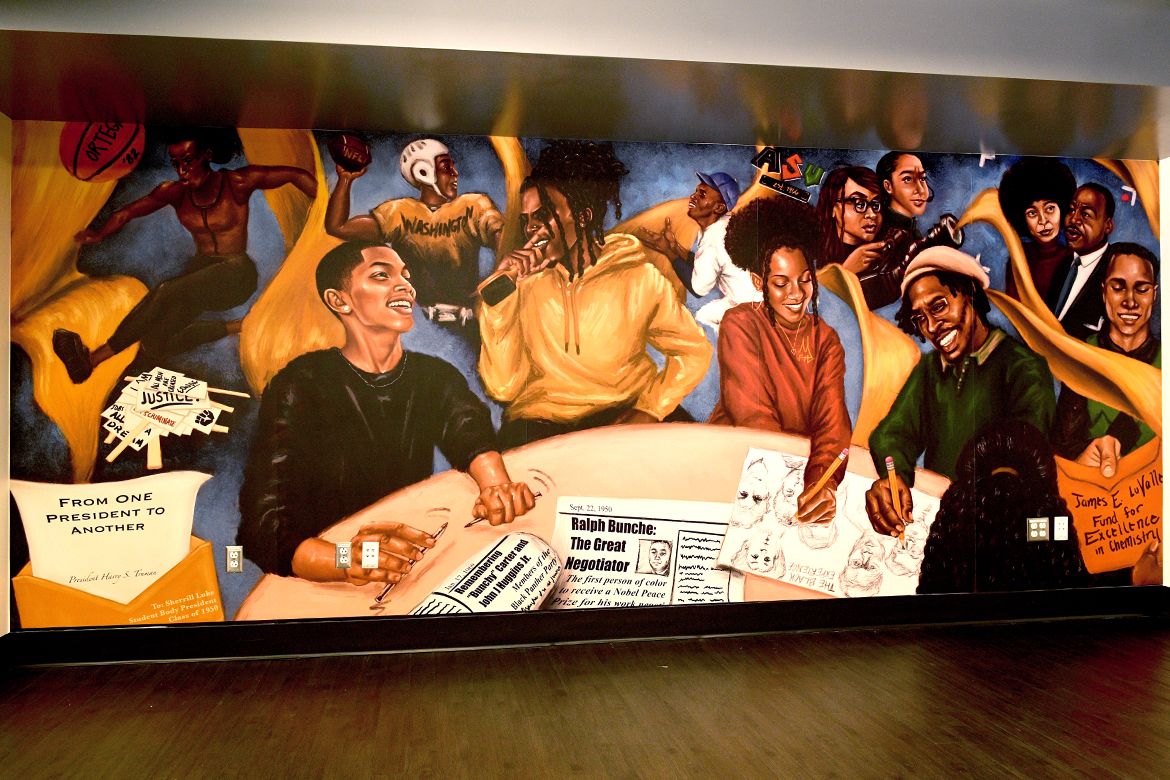 Photo | Black Bruin Resource Center mural | UCLA