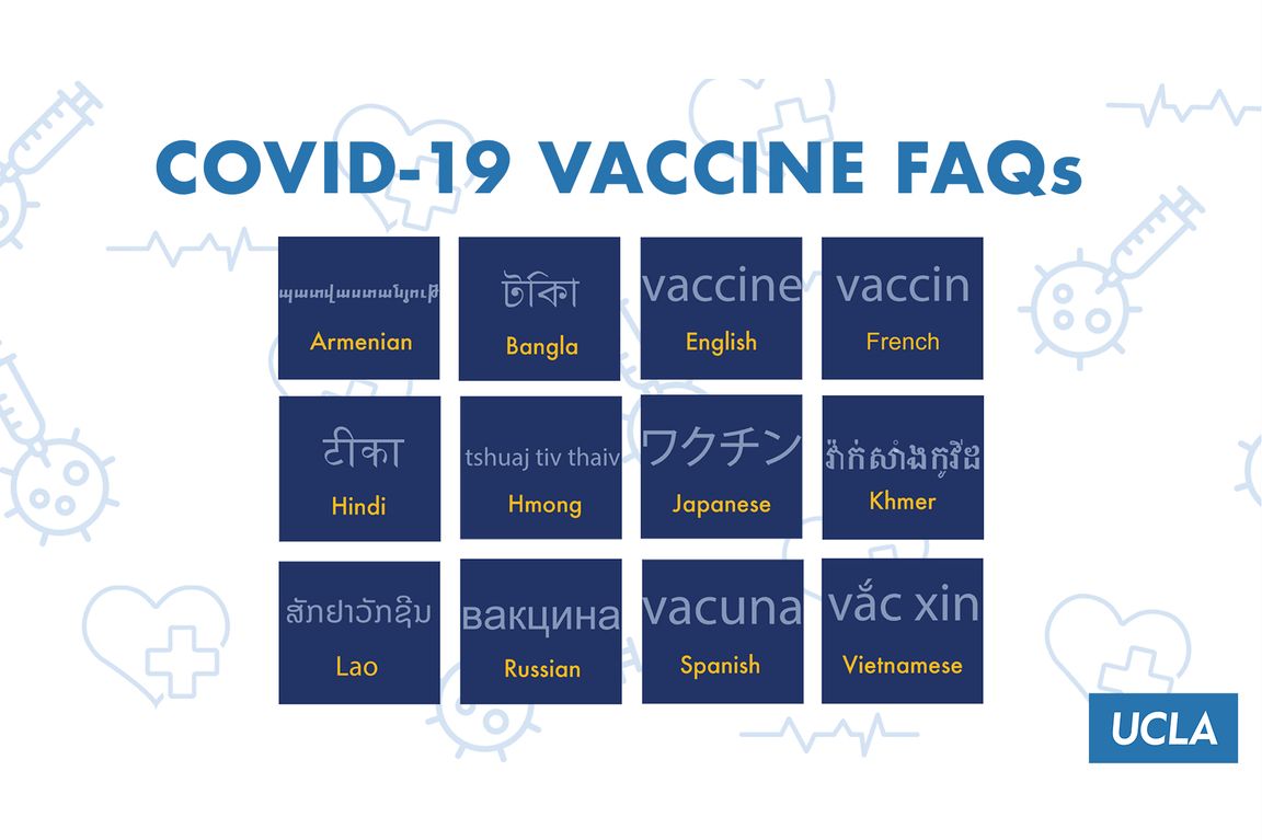 UCLA multilingual COVID-19 website offers vaccine information in more ...