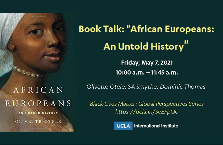 May 7: Book Talk: ‘African Europeans: An Untold History’ | UCLA