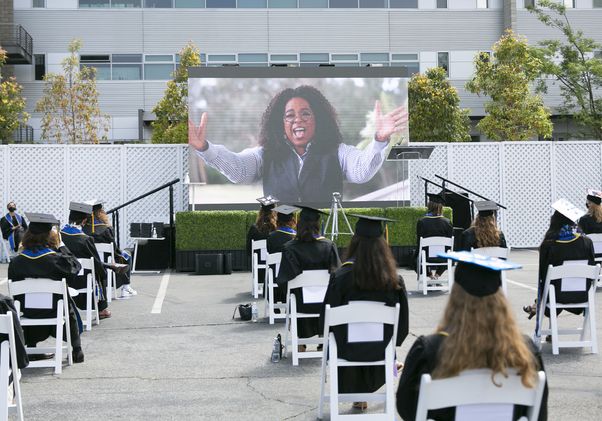 Oprah Winfrey delivers address for inaugural Geffen Academy at UCLA ...