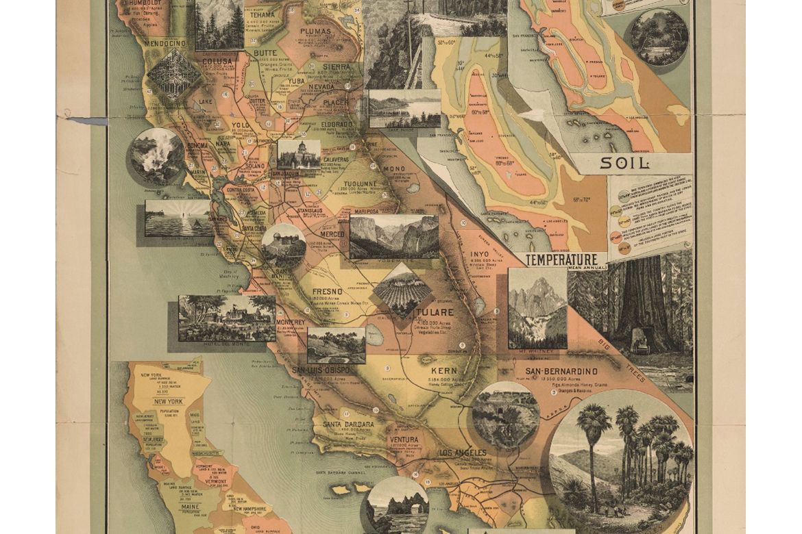 Photo | Unique Map of CA | UCLA