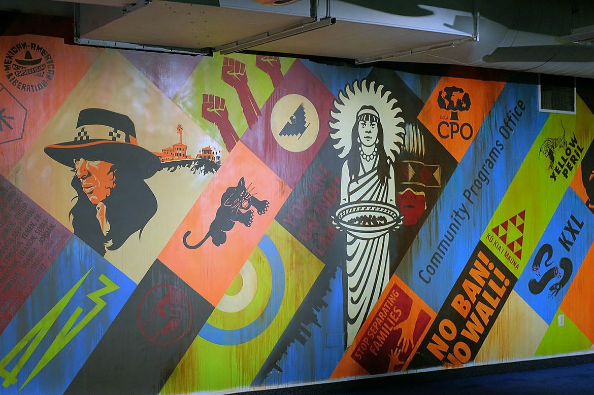 Photo | 50 Years of Resistance mural | UCLA