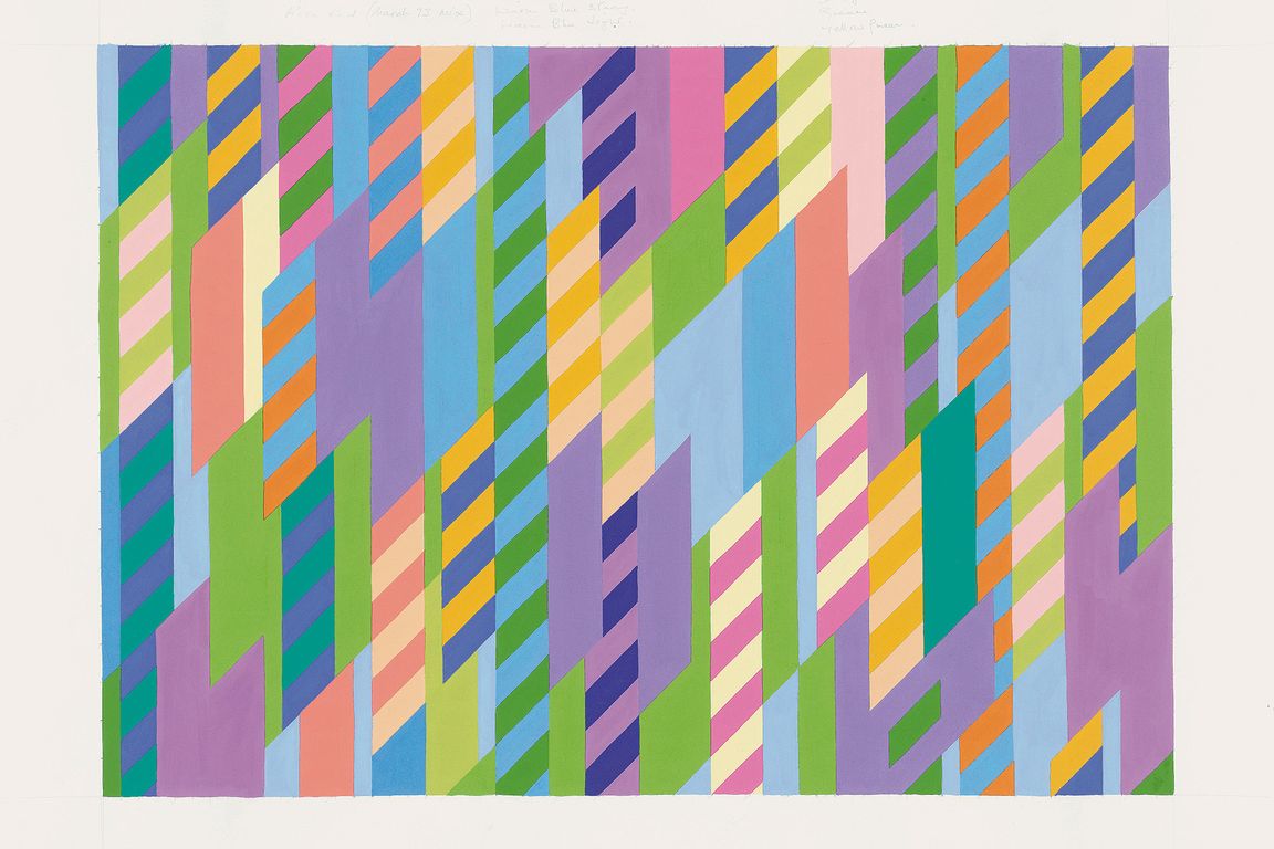 Hammer Museum presents 'Bridget Riley Drawings: From Artist's Studio ...