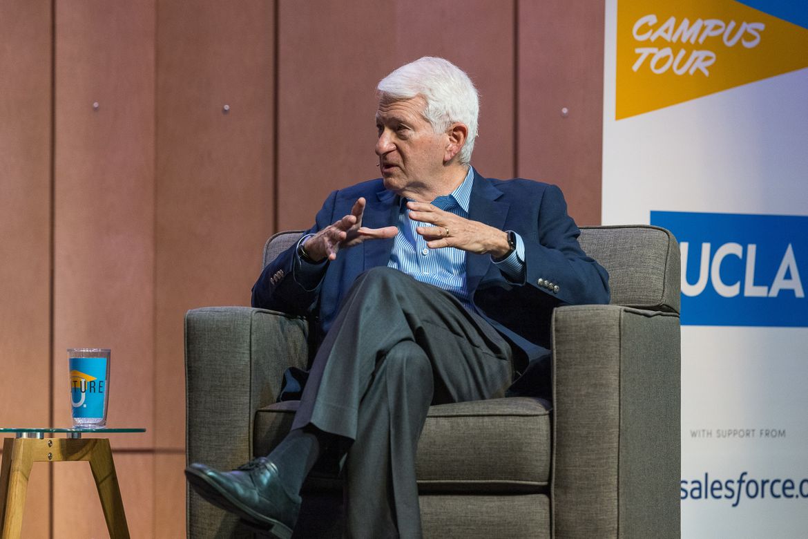Photo | Chancellor Gene Block at the Future U Podcast | UCLA