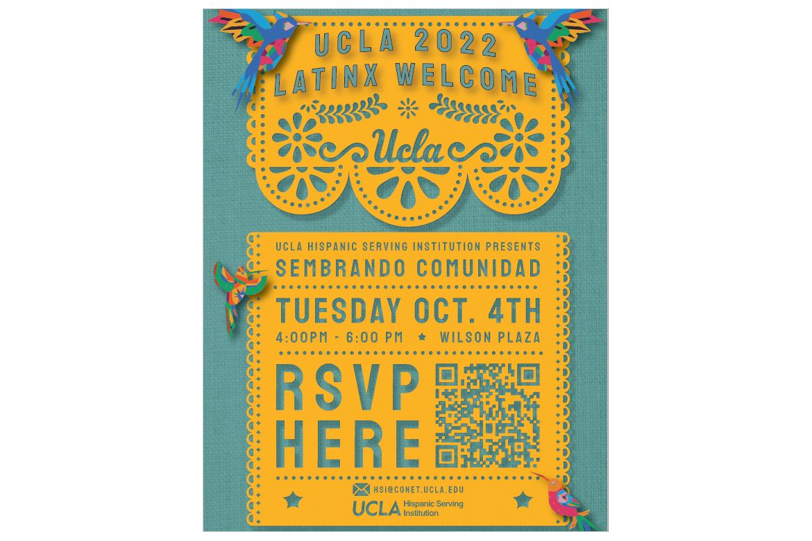 Photo | Latinx Welcome art | UCLA