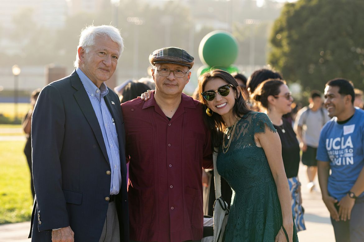 Photo | Latinx Welcome 2022 - Gene Block, David Moguel and Adriana ...