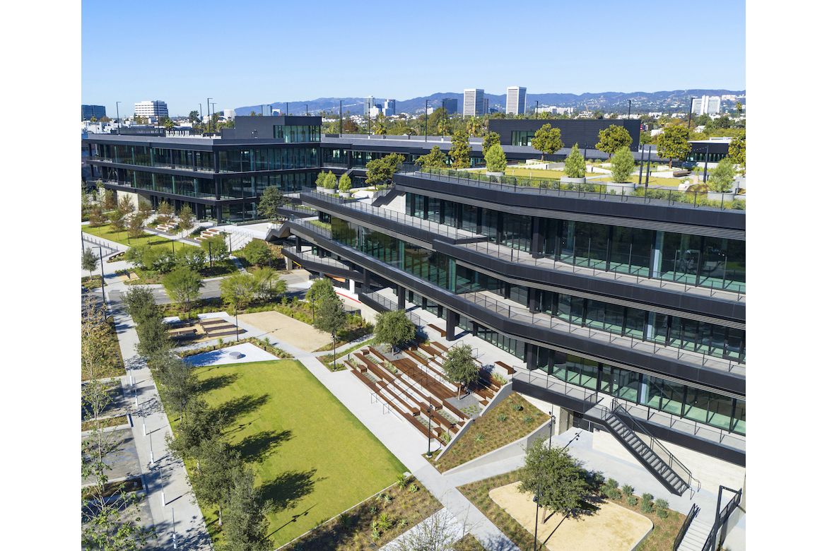 Photo | Aerial view of entire property from the back | UCLA