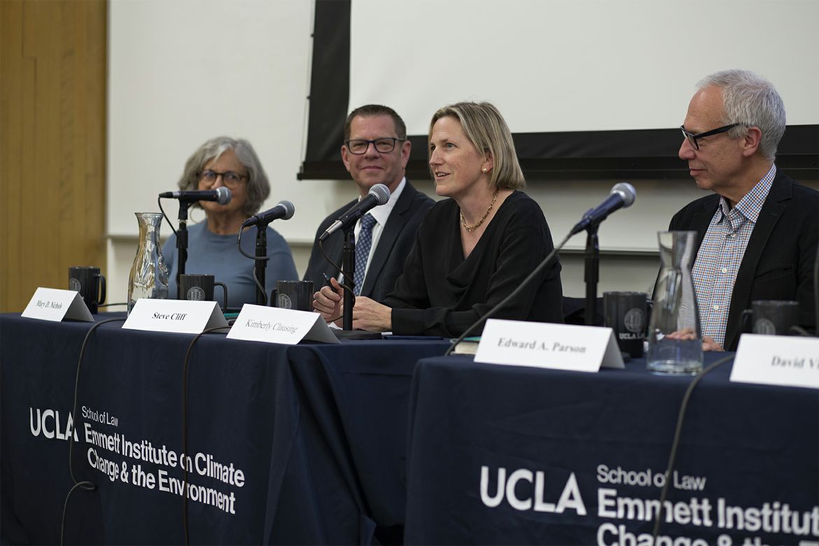 Photo | UCLA School of Law faculty and other panelists speaking at ...
