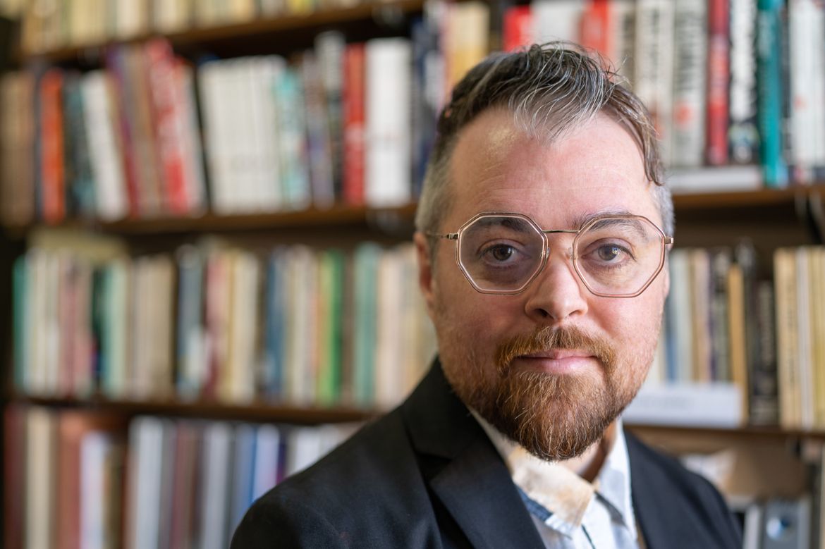 Photo | Portrait of Danny Snelson wearing glasses | UCLA