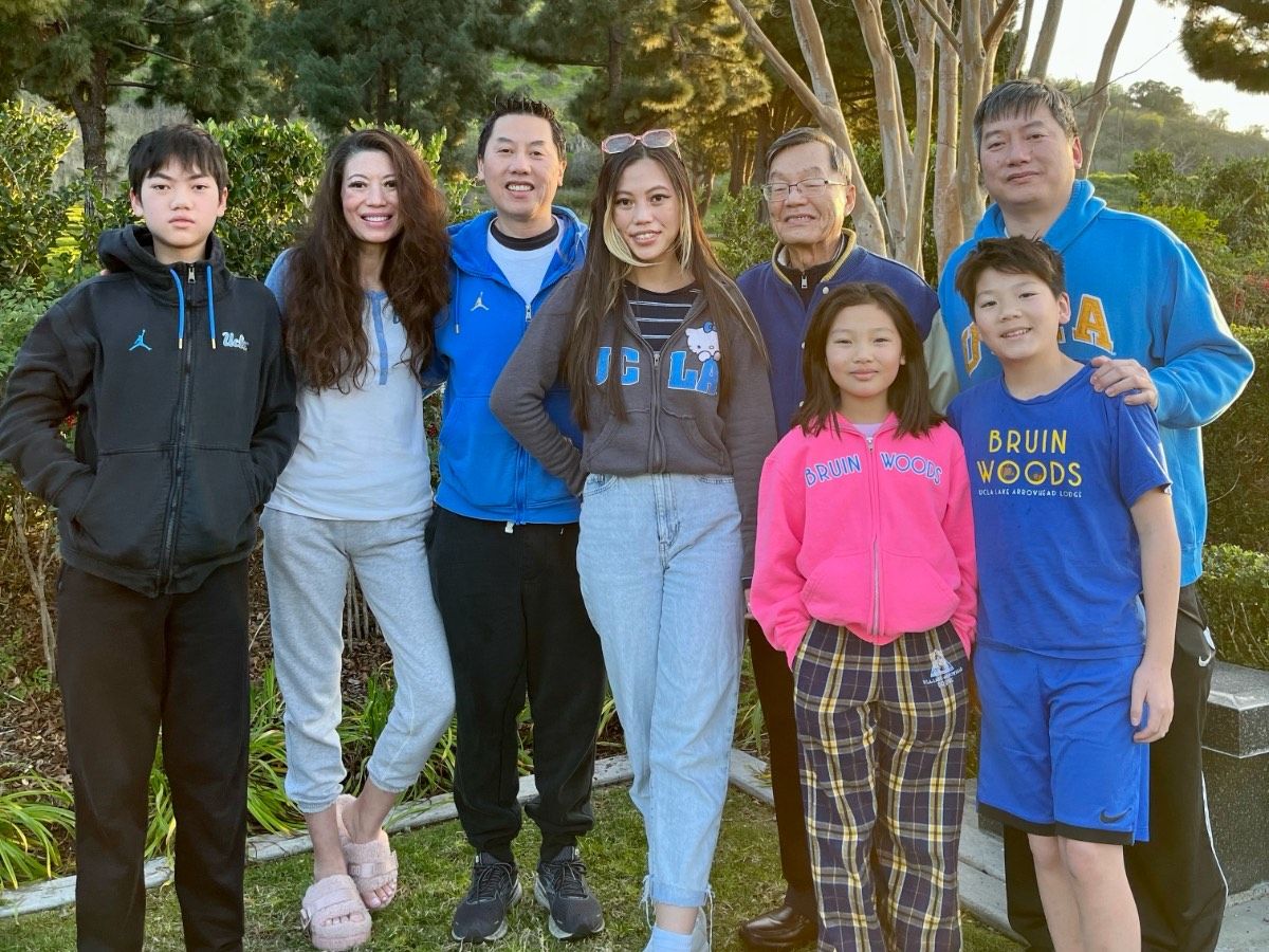 Photo | Megan Li and her family | UCLA