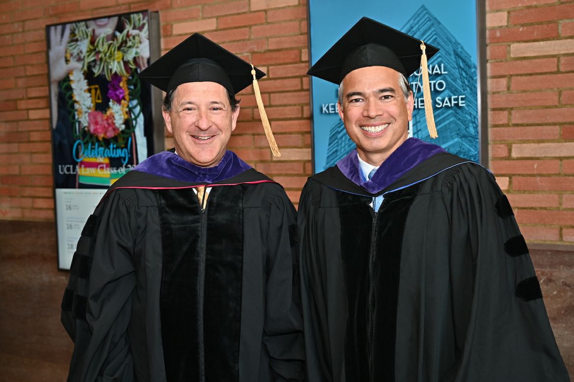 Photo | Interim dean Russell Korobkin and California Attorney General ...