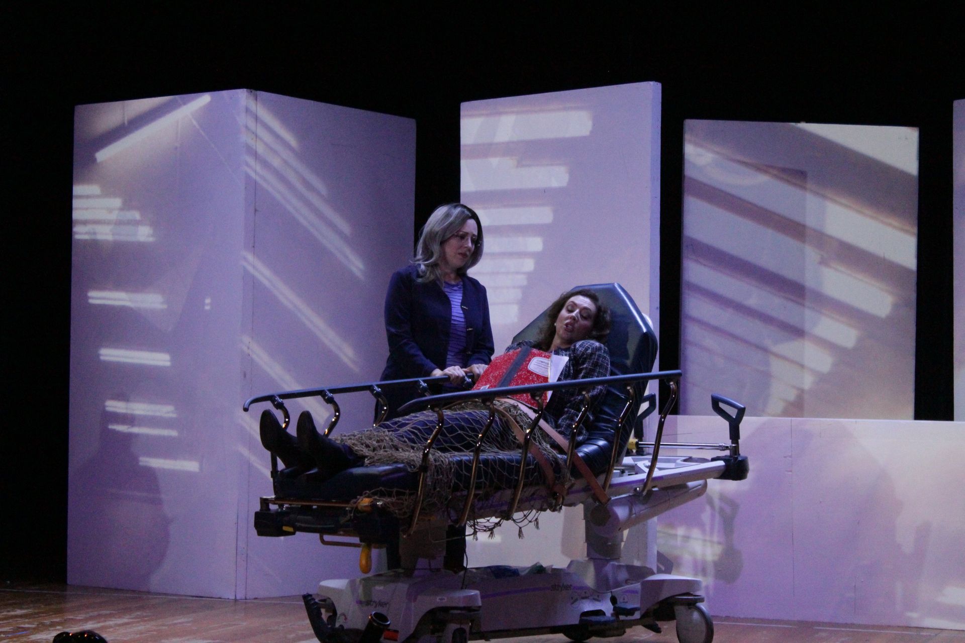 Photo | Woman strapped into a gurney | UCLA