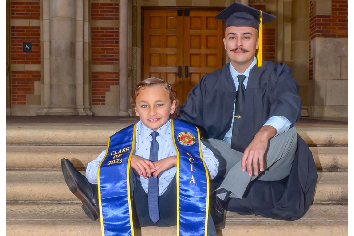 Finding a future in a shared adventure with his son | UCLA