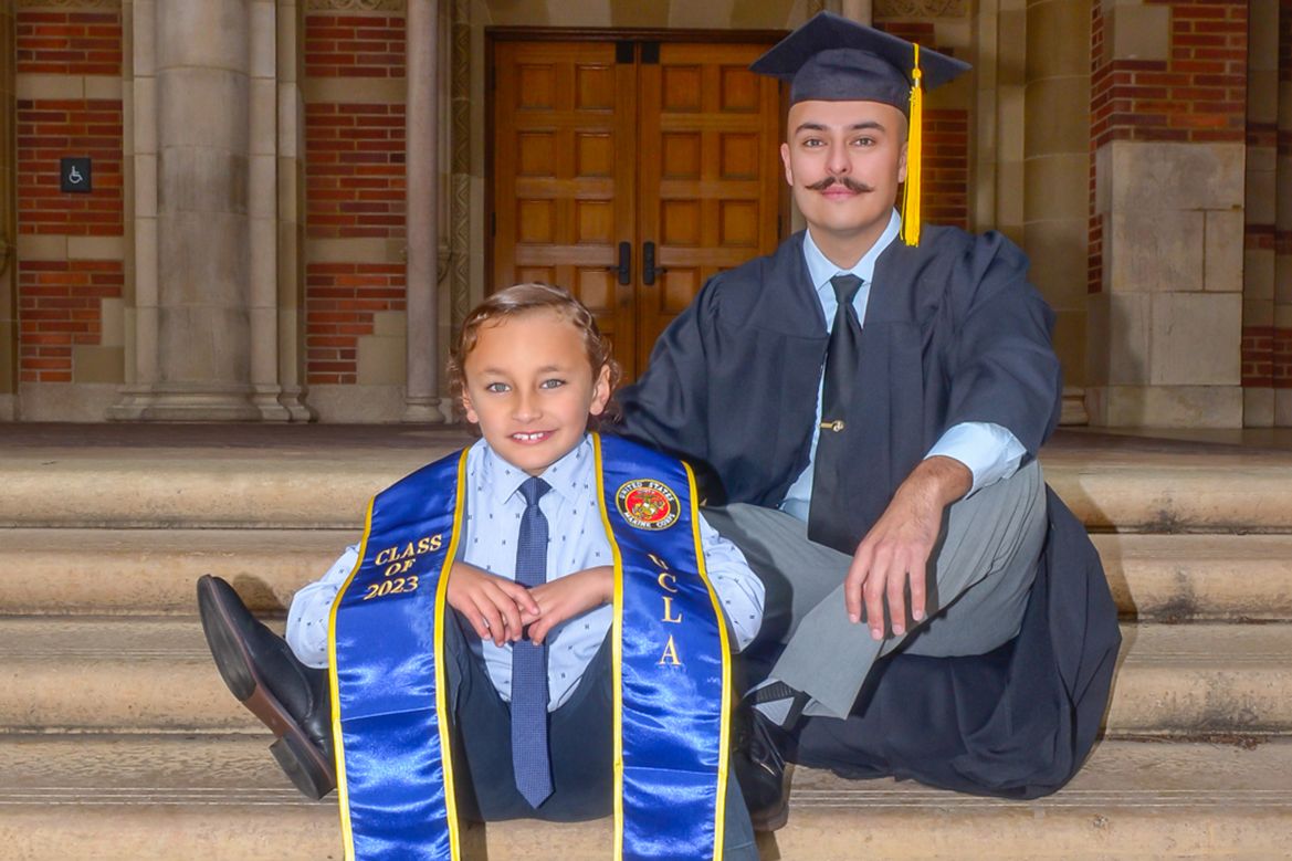 Finding a future in a shared adventure with his son | UCLA