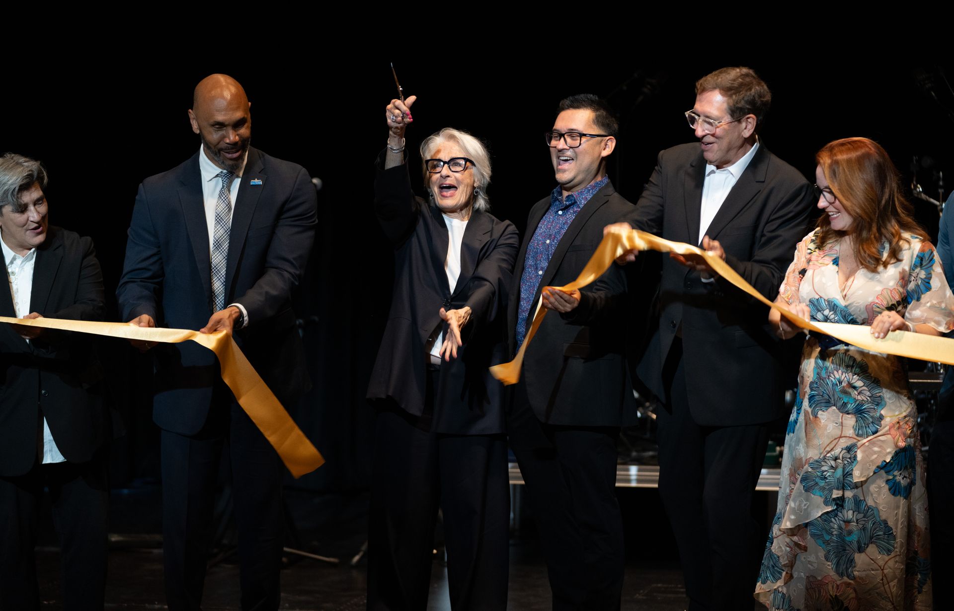 Photo | Nimoy Theater ribbon cutting ceremony | UCLA