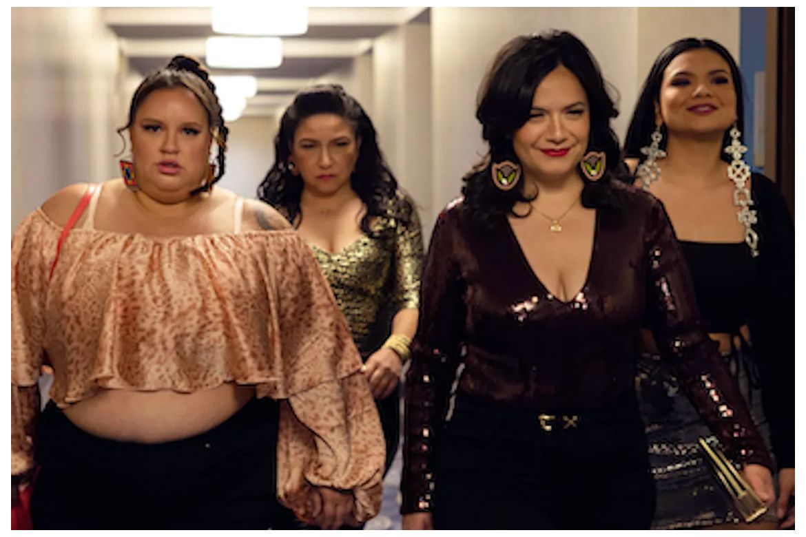 Photo | A scene from Hulu FX’s “Reservation Dogs” of four people ...