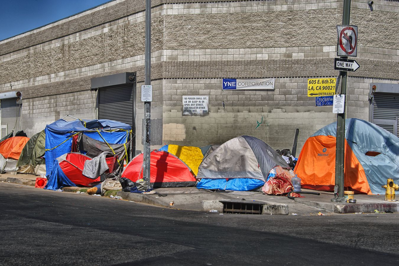 Photo | Homeless encampment in Skid Row | UCLA