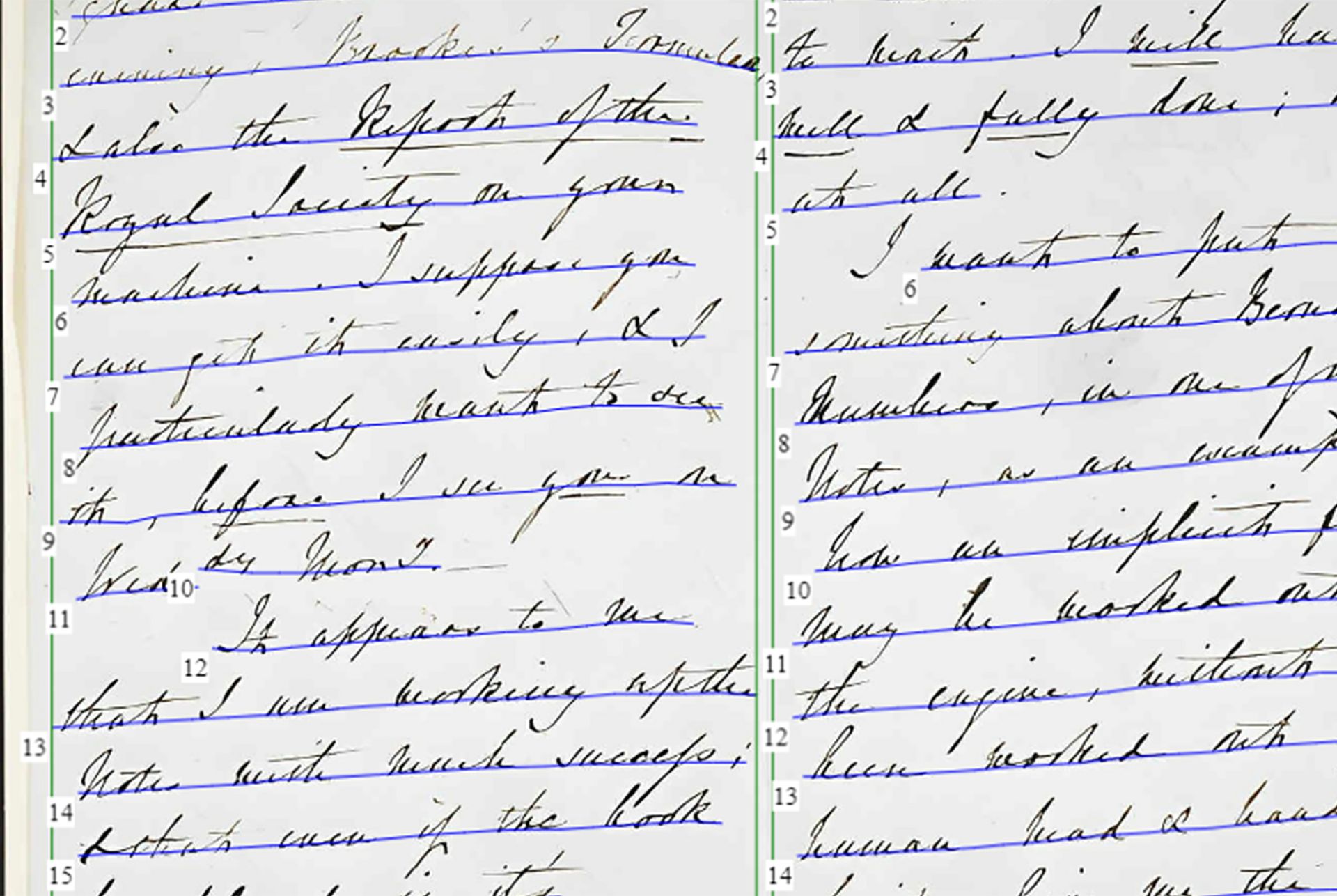 Photo | Handwriting sample from Ada Lovelace | UCLA