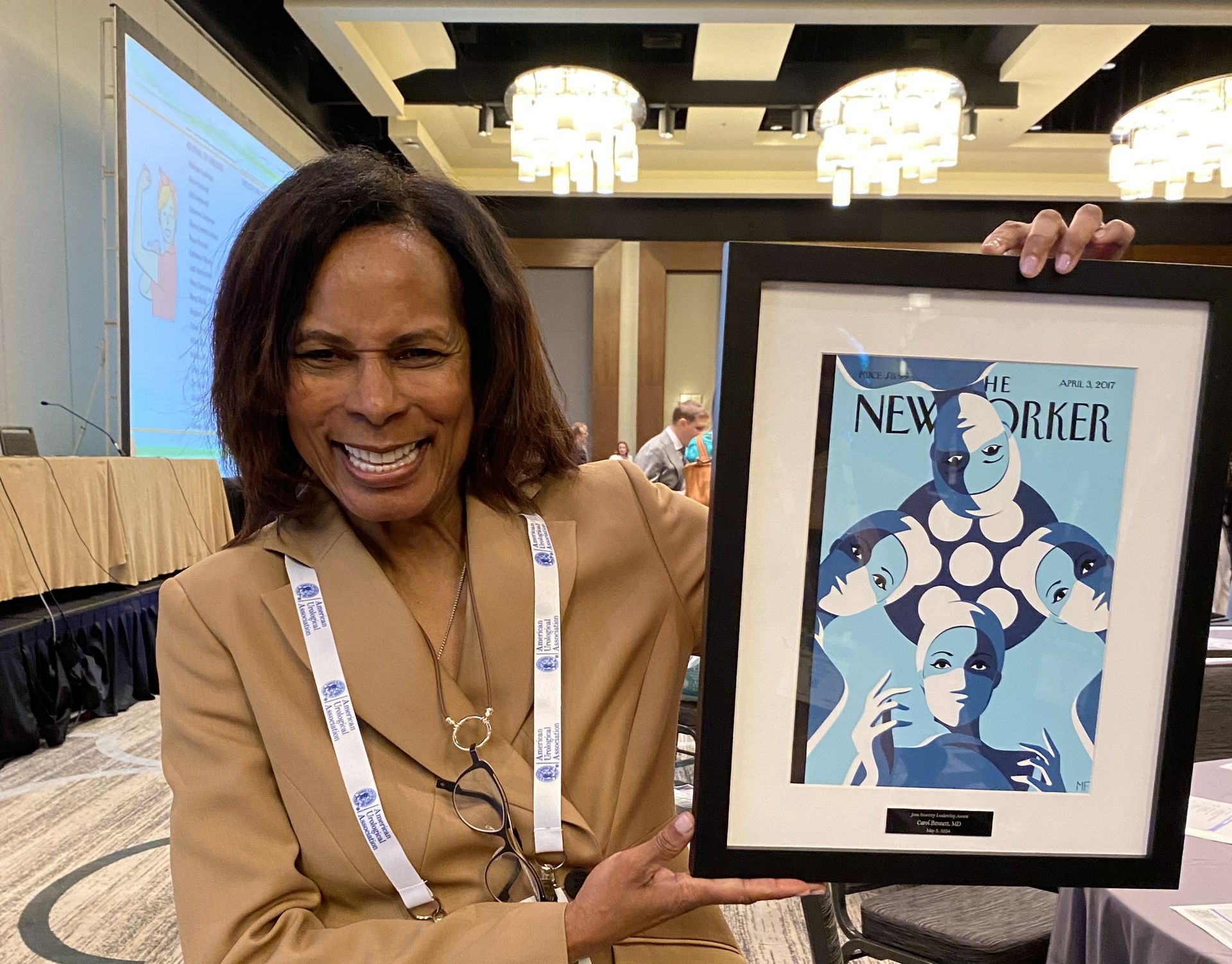 Dr. Carol Bennett receives leadership award from Society of Women in ...