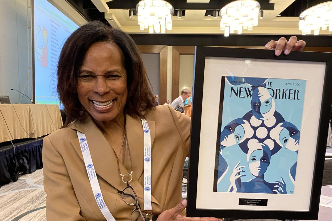 Dr. Carol Bennett receives leadership award from Society of Women in ...