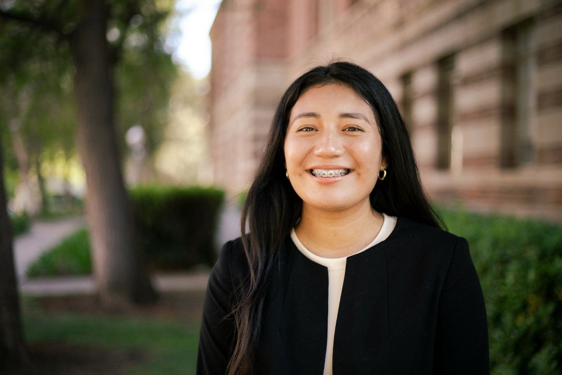 She’s a first-generation college student who wants to give others the ...