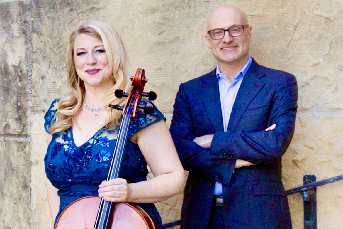 Photo | Jennifer Kloetzel holding cello, left, and Robert Koenig, both ...