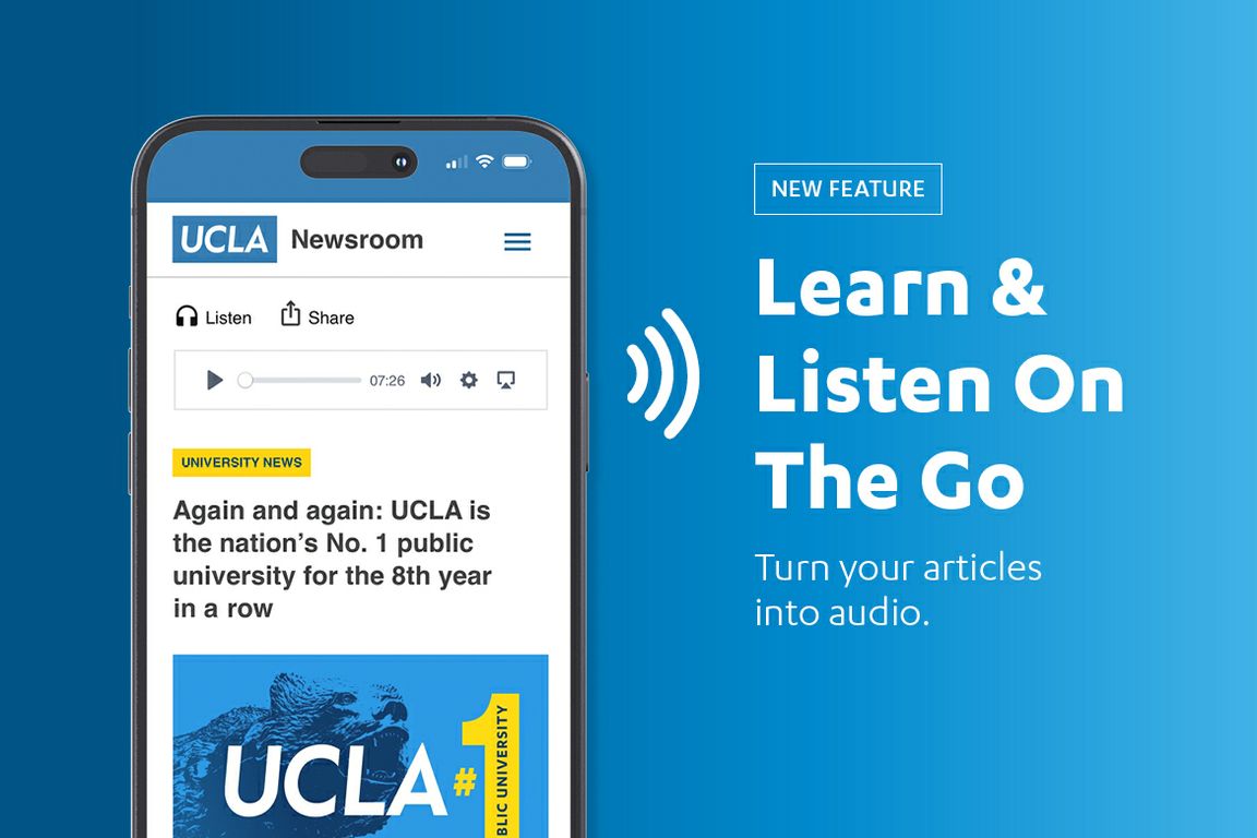 UCLA Newsroom launches new audio and Spanish translation features | UCLA