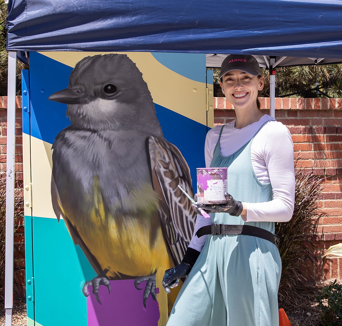 Native birds and flowers come to life through utility box art at UCLA ...
