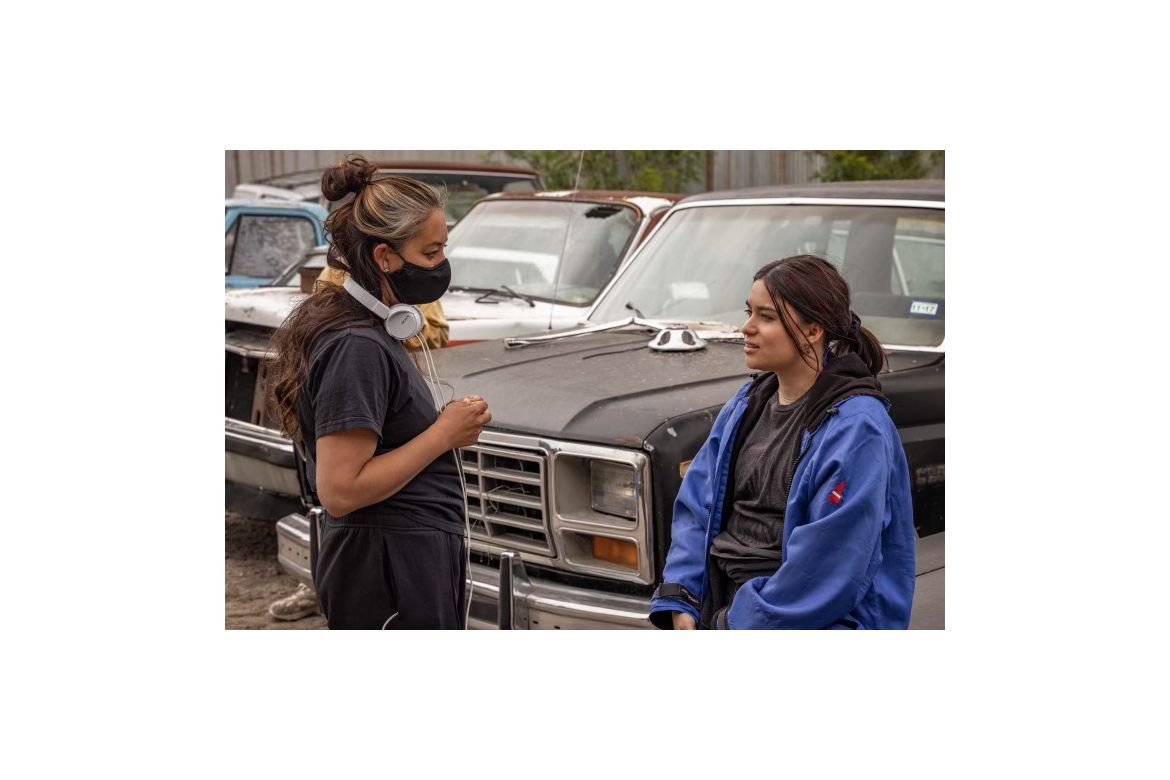 Photo | Tazbah Rose Chavez directs Reservation Dogs | UCLA