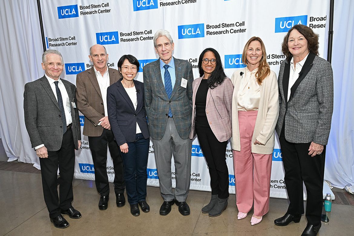 Photo | From left: Steven Dubinett, Thomas Rando, Yvonne Chen, UCLA ...