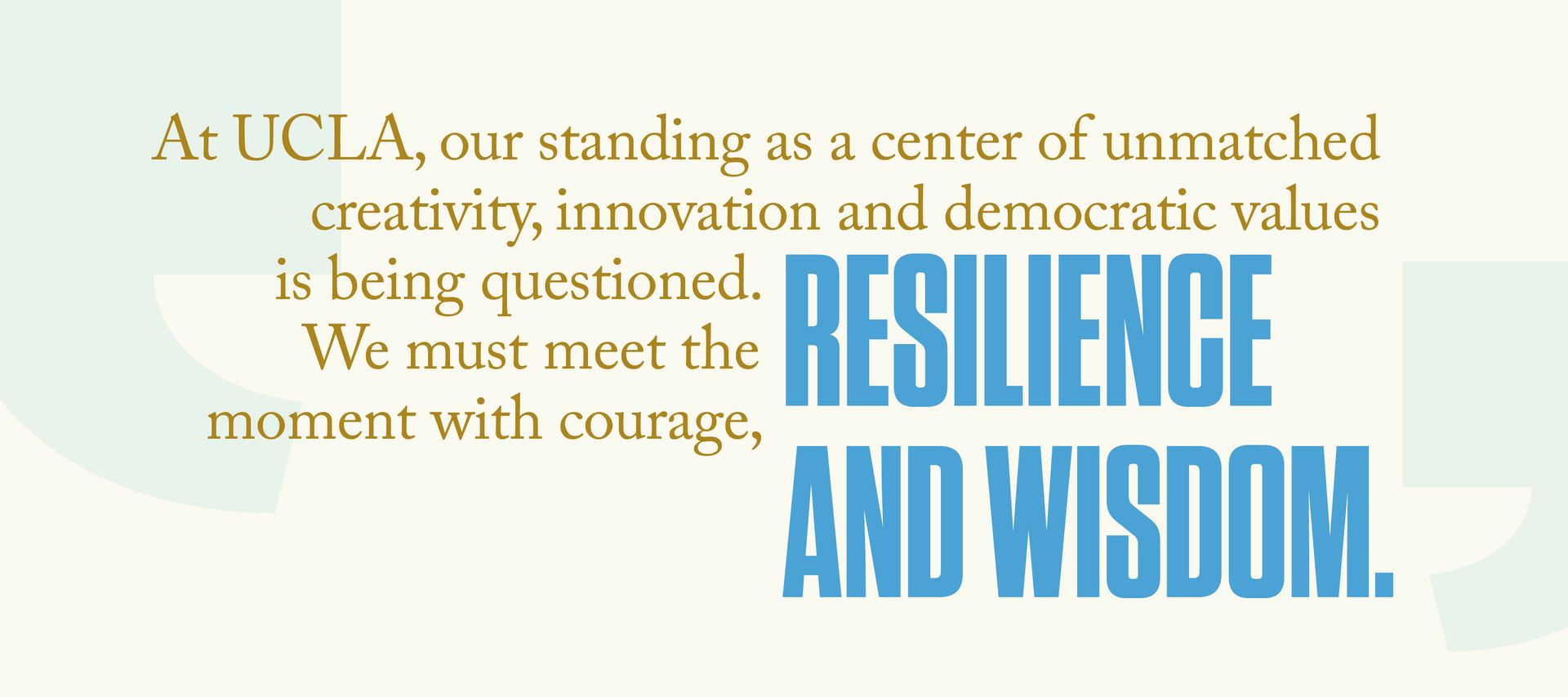 Inauguration Inspiration: Chancellor Frenk’s Speech | UCLA