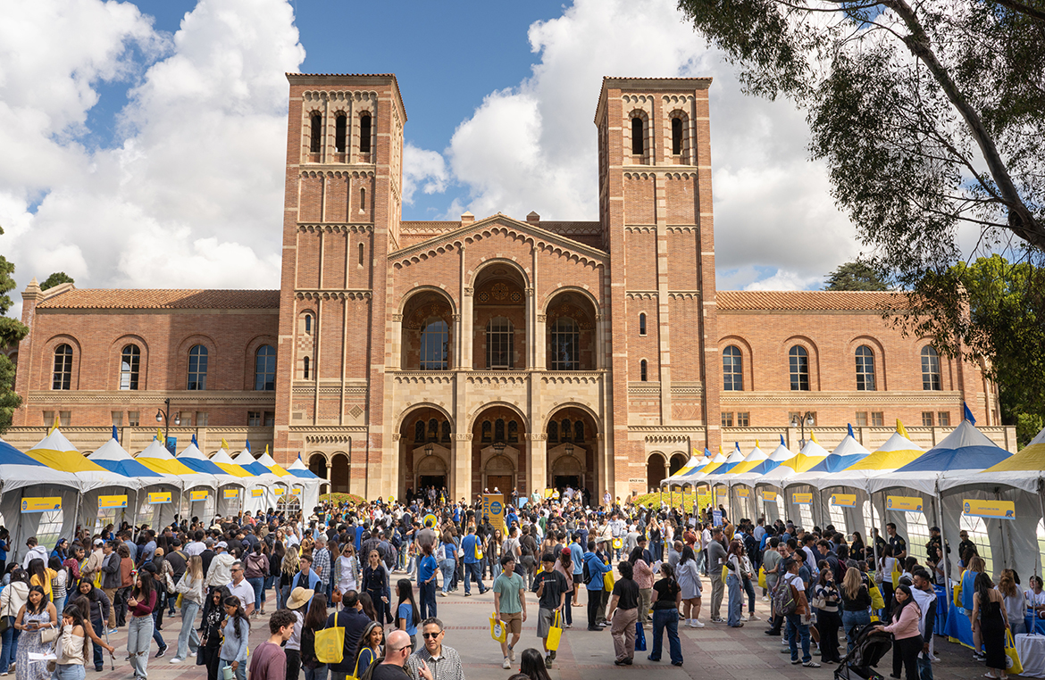 ‘You belong here!’ Newly admitted students feel the UCLA spirit at ...