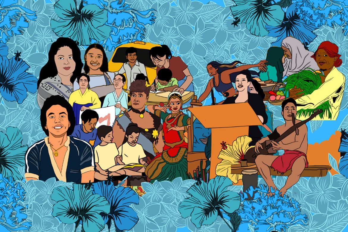 Photo | A colorful illustrated artwork celebrating Asian American and ...