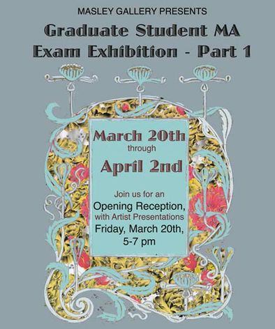 Masley Art Gallery presents Art Education M.A. Part I: UNM Newsroom