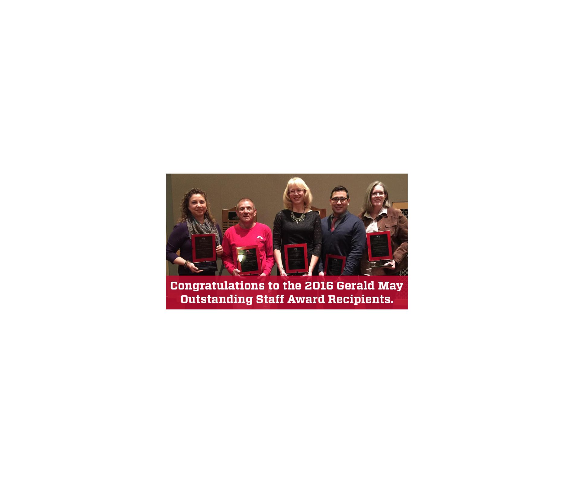 Gerald W. May Outstanding Staff Award recipients honored | UNM UCAM ...