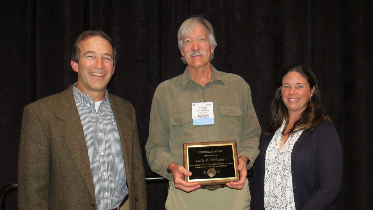 McFadden recipient of Kirk Bryan Award for Excellence | UNM UCAM Newsroom