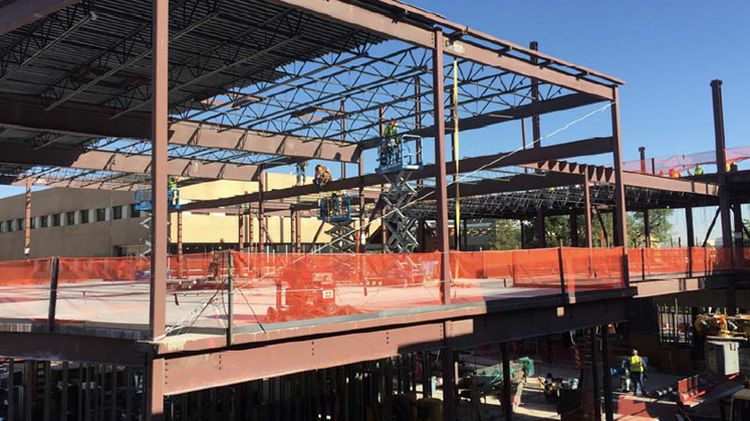 Beam signing ceremony for the UNM Anderson School McKinnon Center for ...