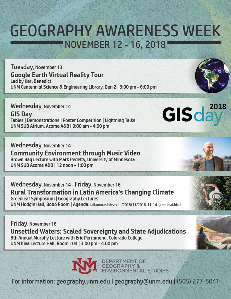Geography Awareness Week Nov 12 17 Unm Newsroom